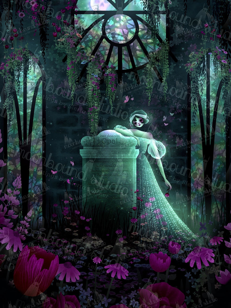 "Inside Cryptic Triptych" 13x19 Special Edition Garden Background Wall ...